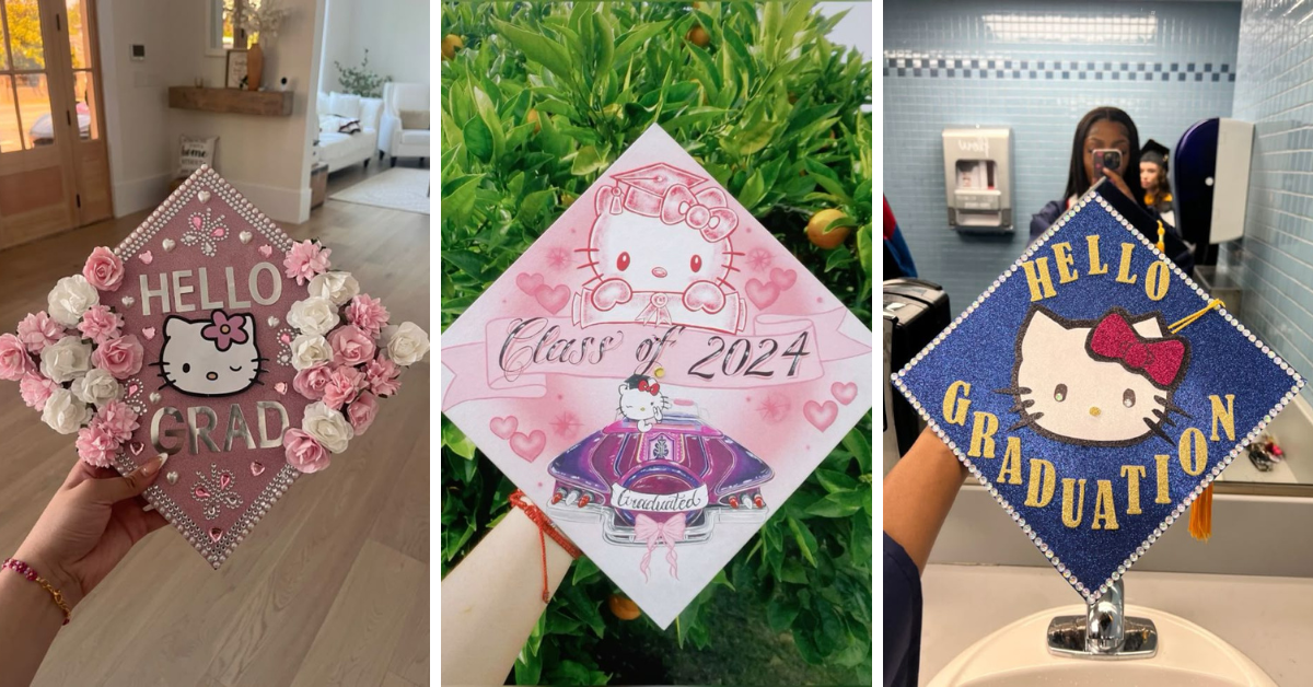 15 Creative Hello Kitty Graduation Caps You'll Want to Copy ASAP ...